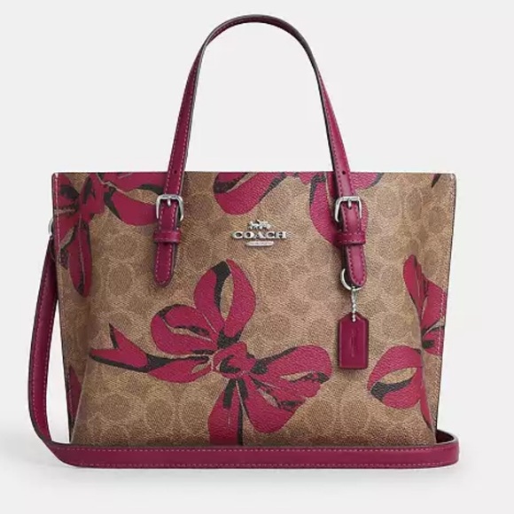 Coach | Bags | Coach Outlet Mollie Tote Bag 25 In Signature Canvas With ...